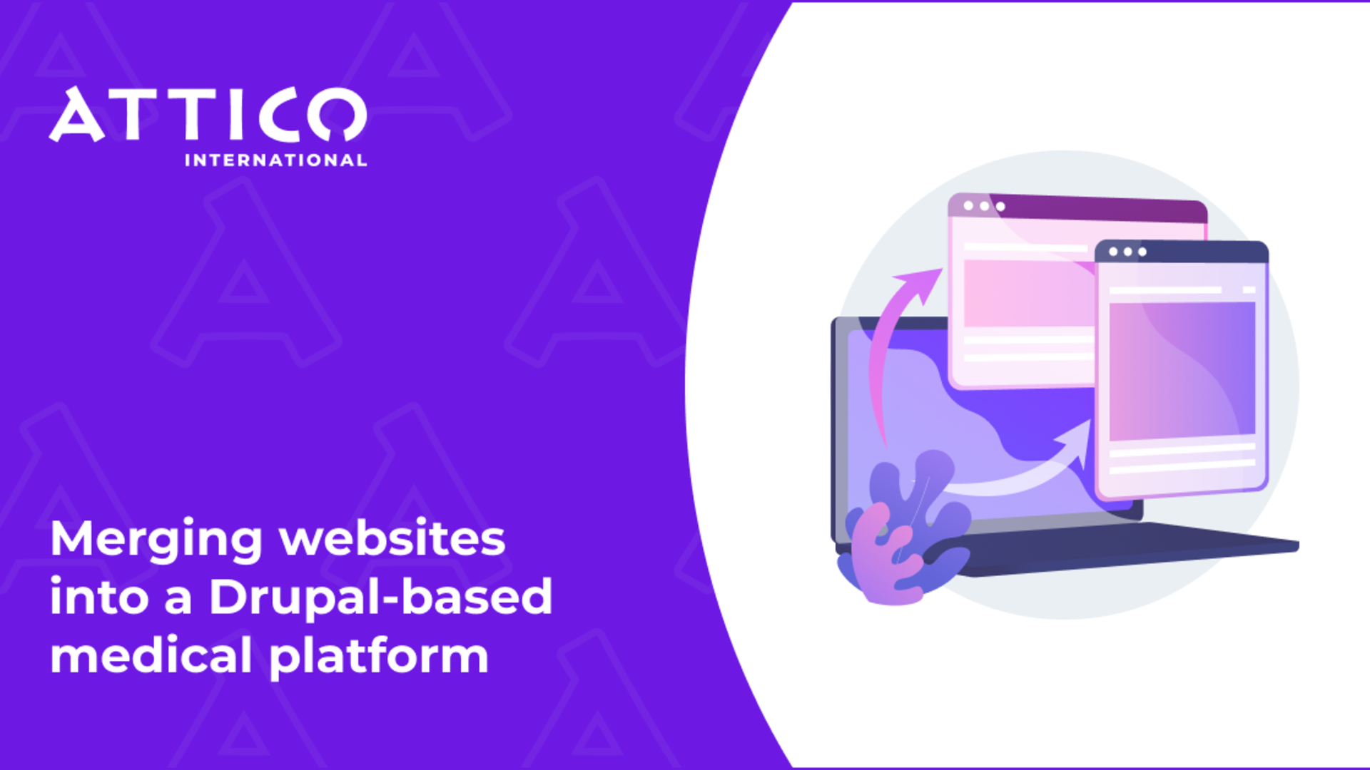 Merging websites into a Drupal-based medical platform